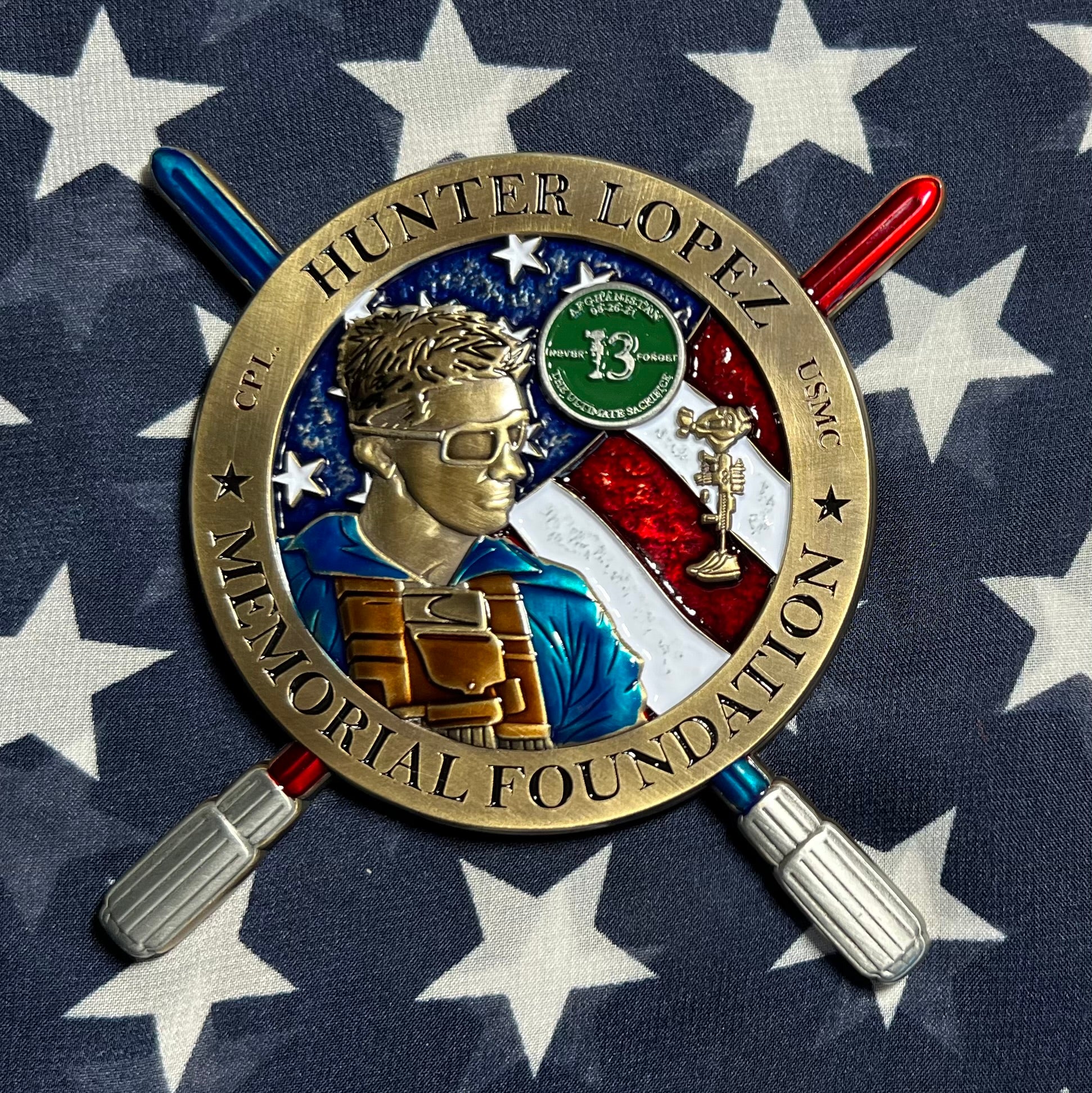 Limited Edition Challenge Coin – HUNTER LOPEZ MEMORIAL FOUNDATION