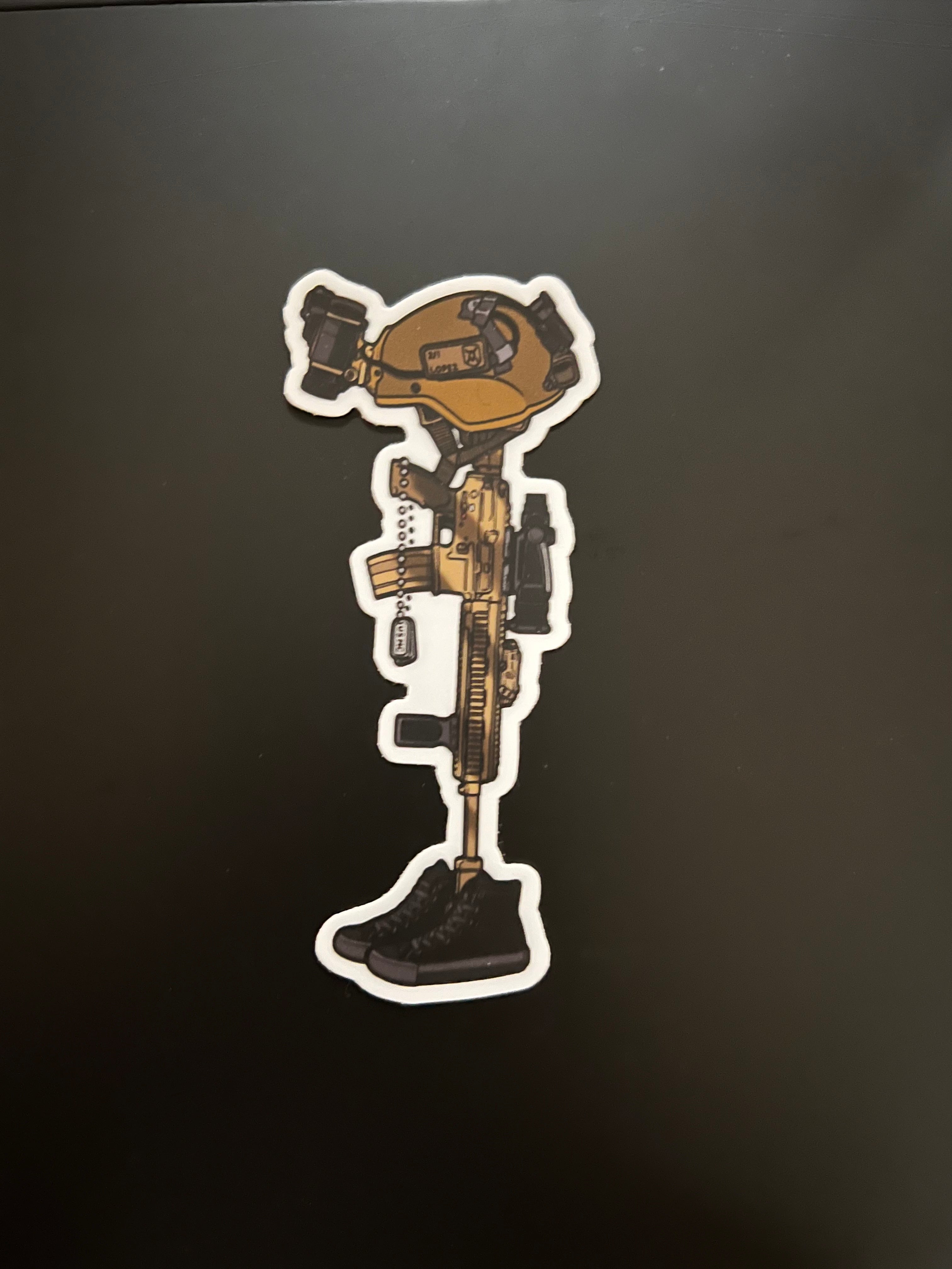 Jager Battle Cross Sticker – HUNTER LOPEZ MEMORIAL FOUNDATION